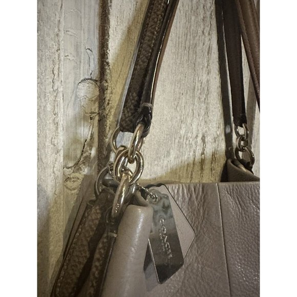 Coach | Bags | Coach Phoebe Shoulder Bag Exotic Colorblock Pebble ...